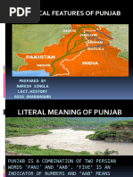 Overview of Punjab's Doabs in Pakistan | PDF | Punjab | Agriculture