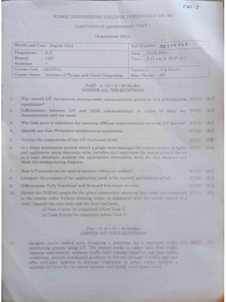 Cat Question Paper | PDF