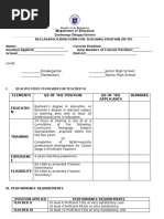 PPST Indicator Table | PDF