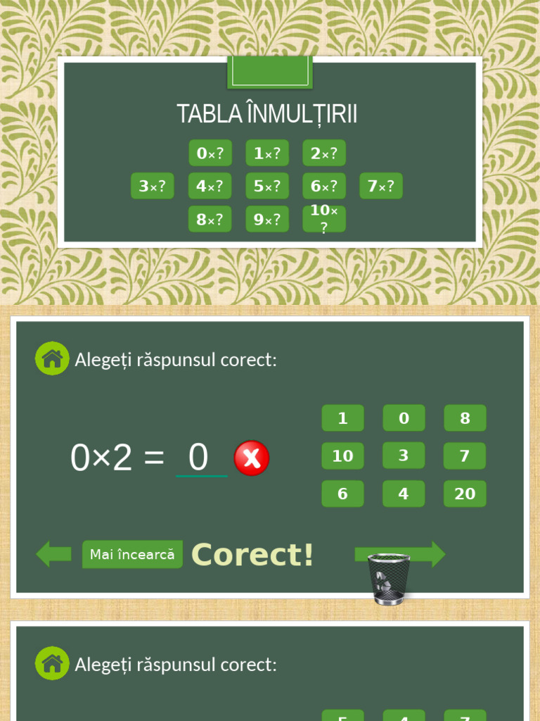2262-Tabla Inmultirii | PDF