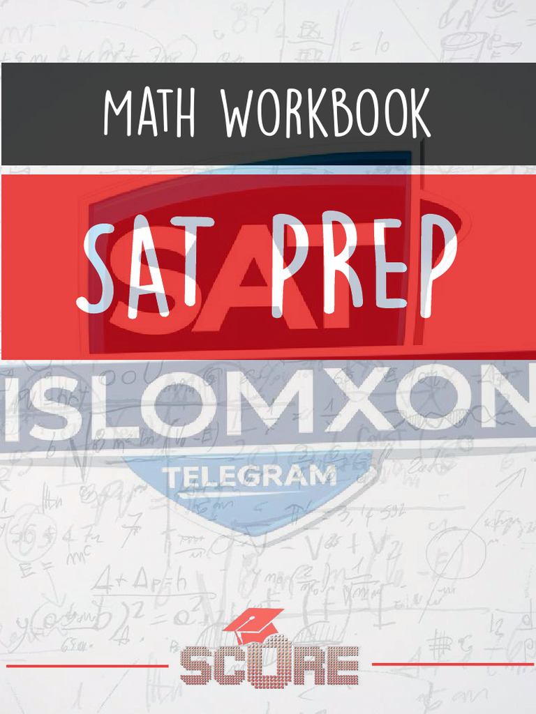 SAT Math Workbook | PDF | Equations | Algebra
