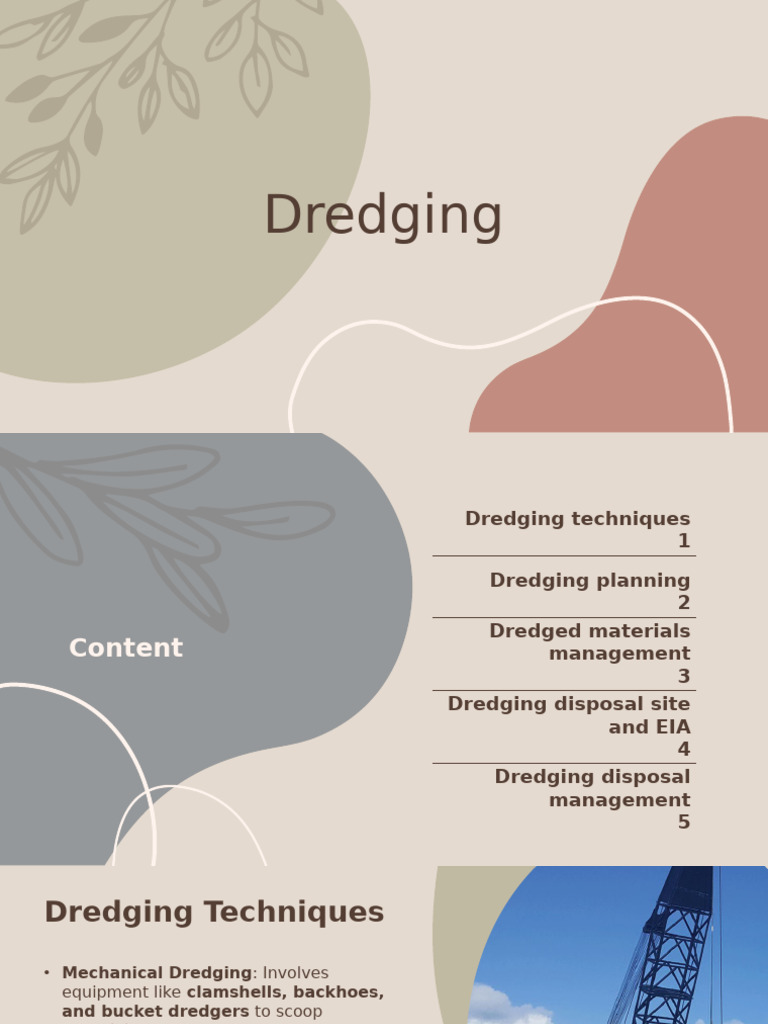 Dredging | PDF | Dredging | Environmental Science