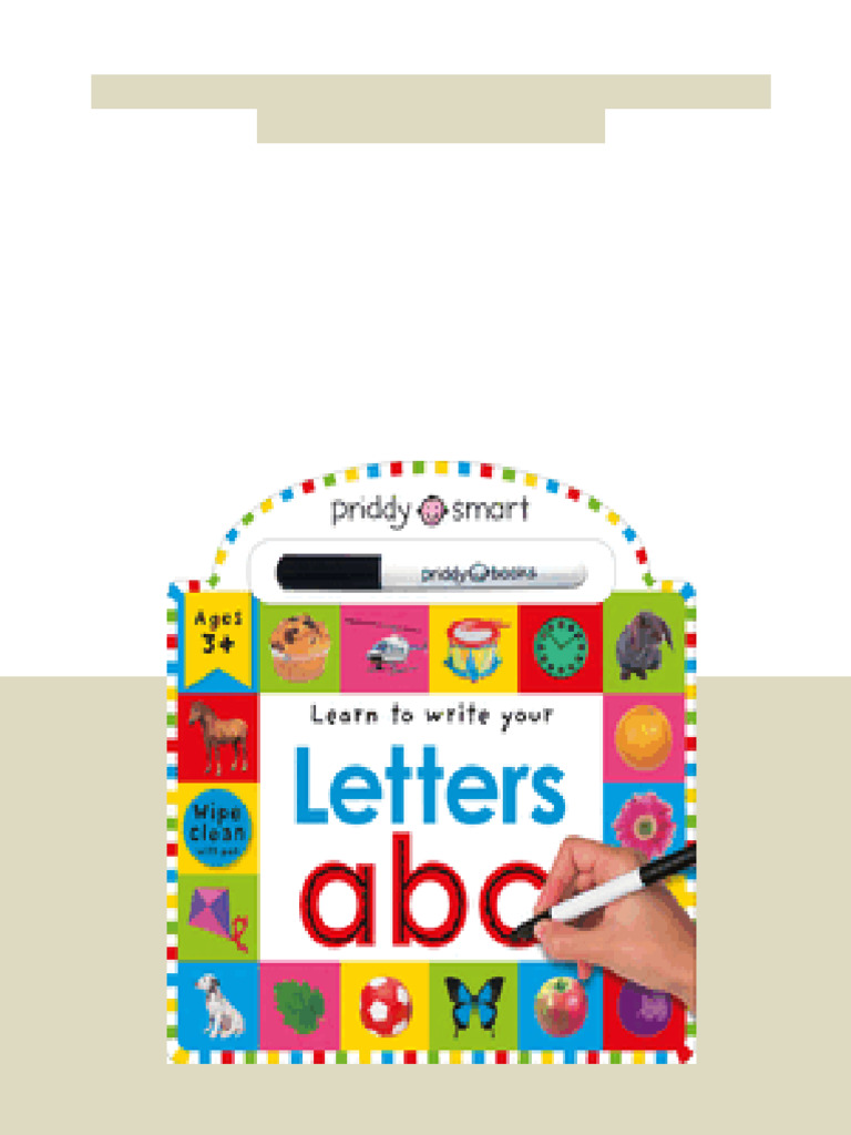 Wipe Clean Letters An Introduction To Writing The Abcs With Activities ...