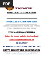 Kenyan Secondary School Grading System | PDF