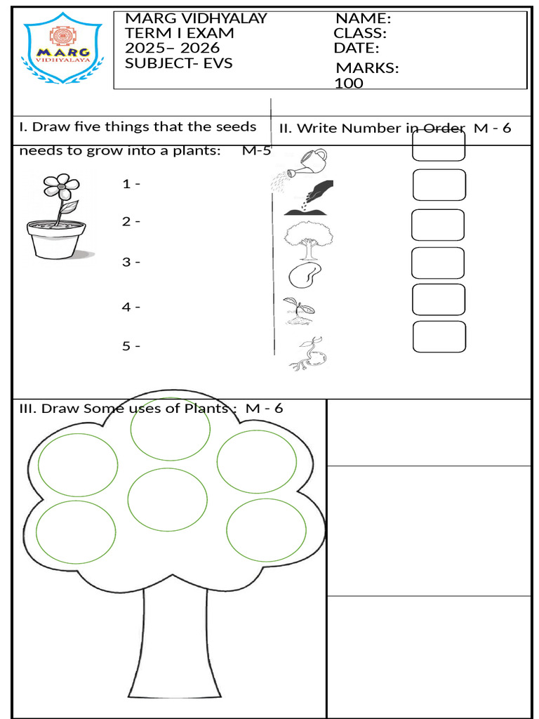 Evs Question Paper | PDF