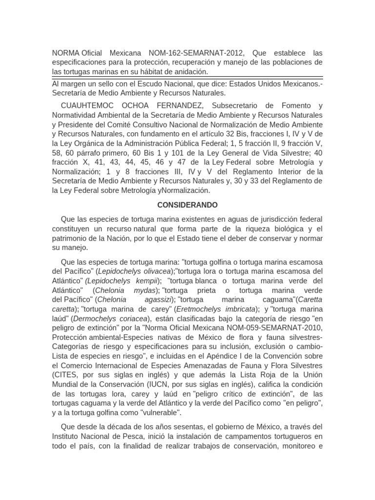Protección y manejo de tortugas marinas | PDF | Cambio climático ...