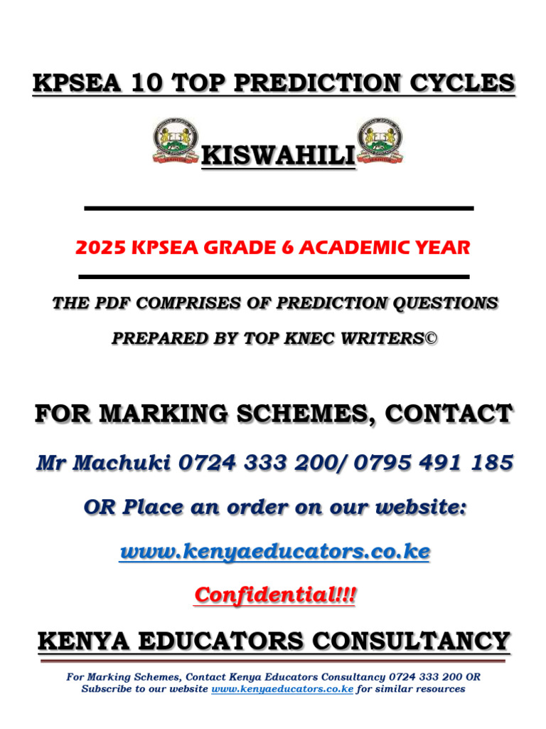 Kisw Kpsea 2025 Top Prediction Cycles | PDF