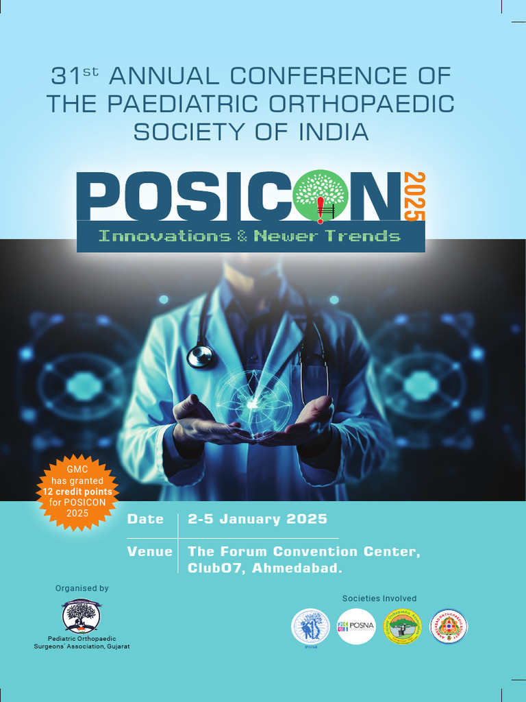 POSICON 2025: Pediatric Orthopaedics Conference | PDF | Elbow ...