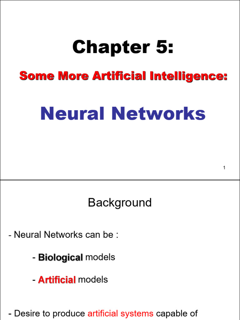 Understanding Neural Networks Basics | PDF | Computational Neuroscience ...