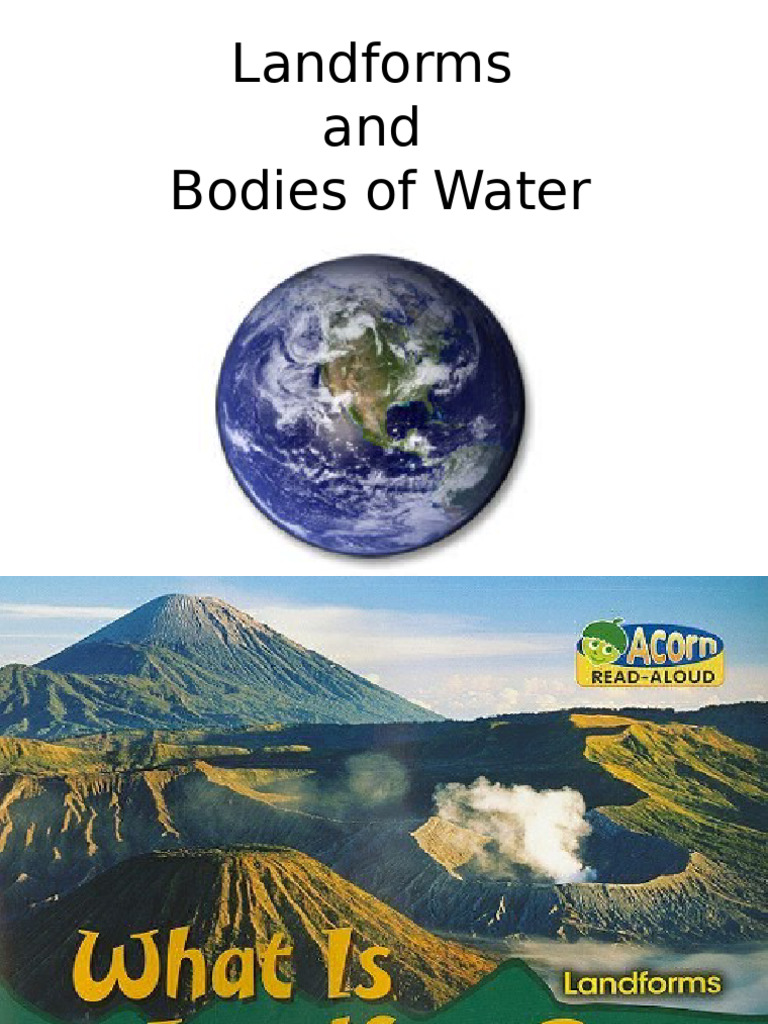Landforms and Bodies of Water | PDF