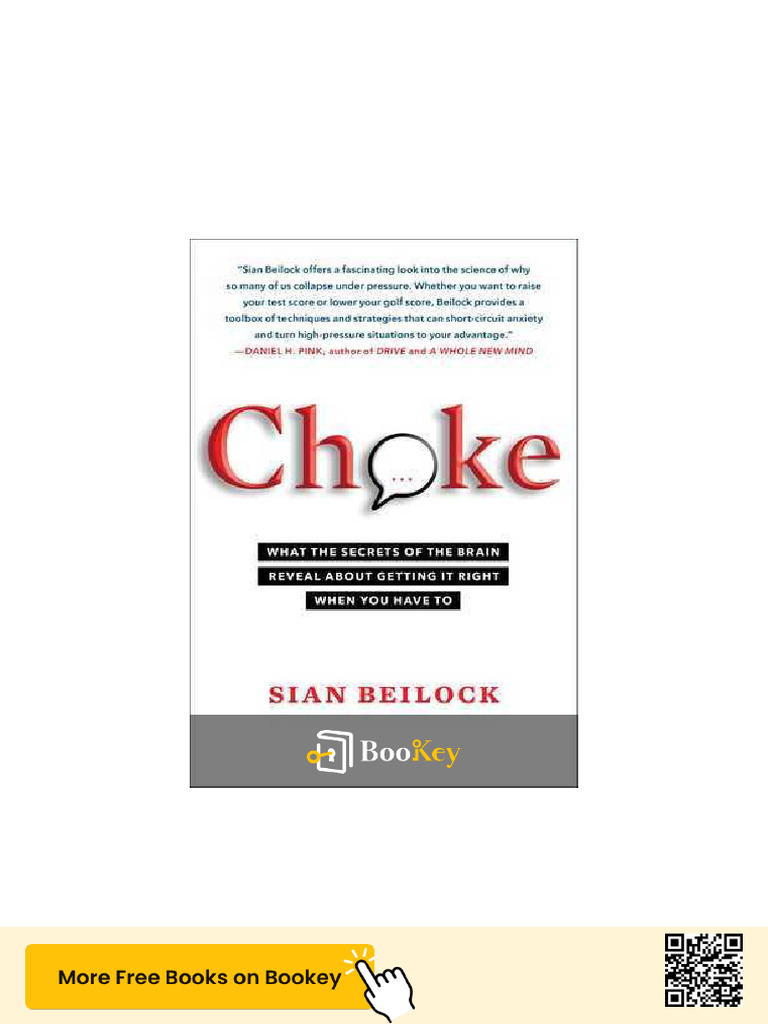 Choke by Sian Beilock 1 | PDF | Psychological Resilience | Thought