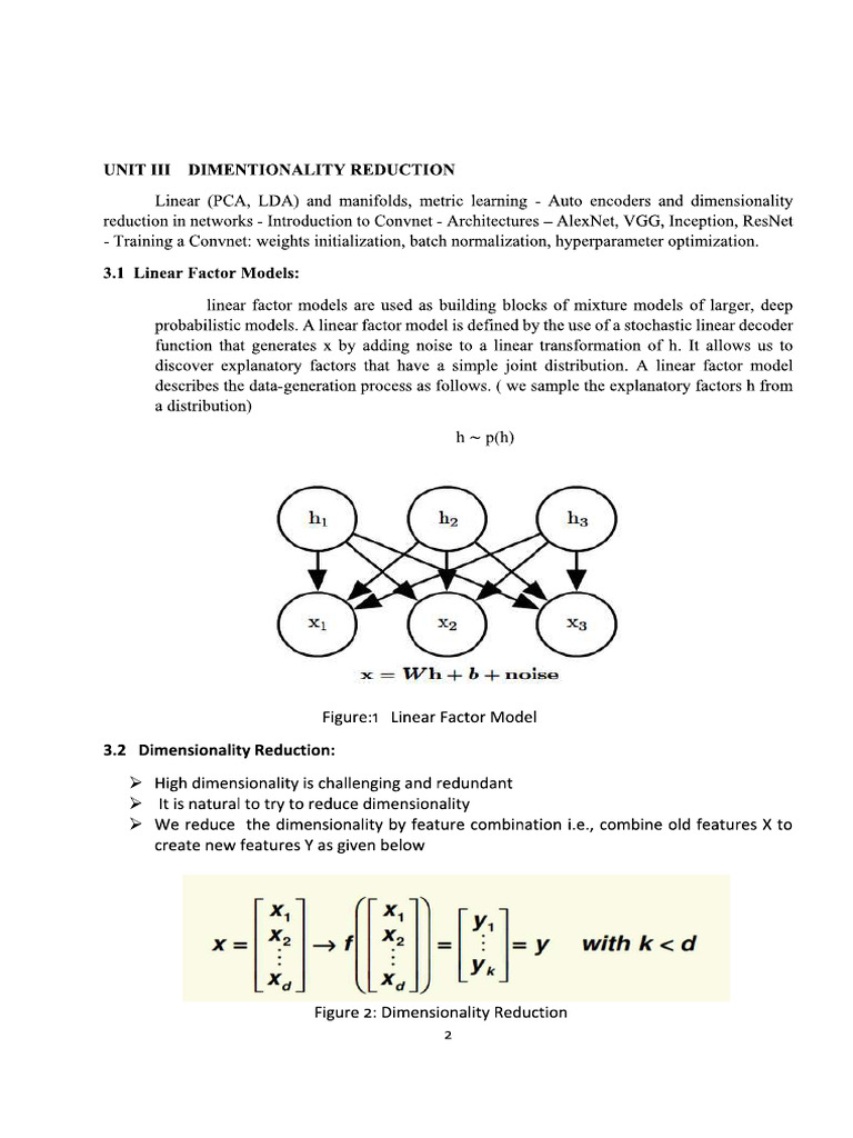 Deep Learning Notes III To IV | PDF