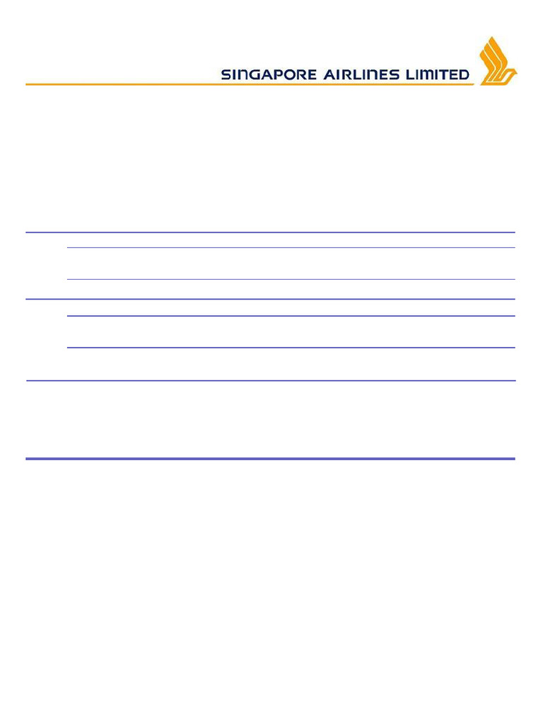 Singapore Airlines Ticket Receipt | PDF | Airlines