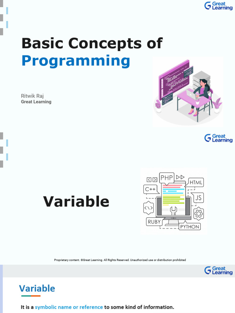 Essential Concepts of Programming - Withlogo | PDF | Control Flow ...