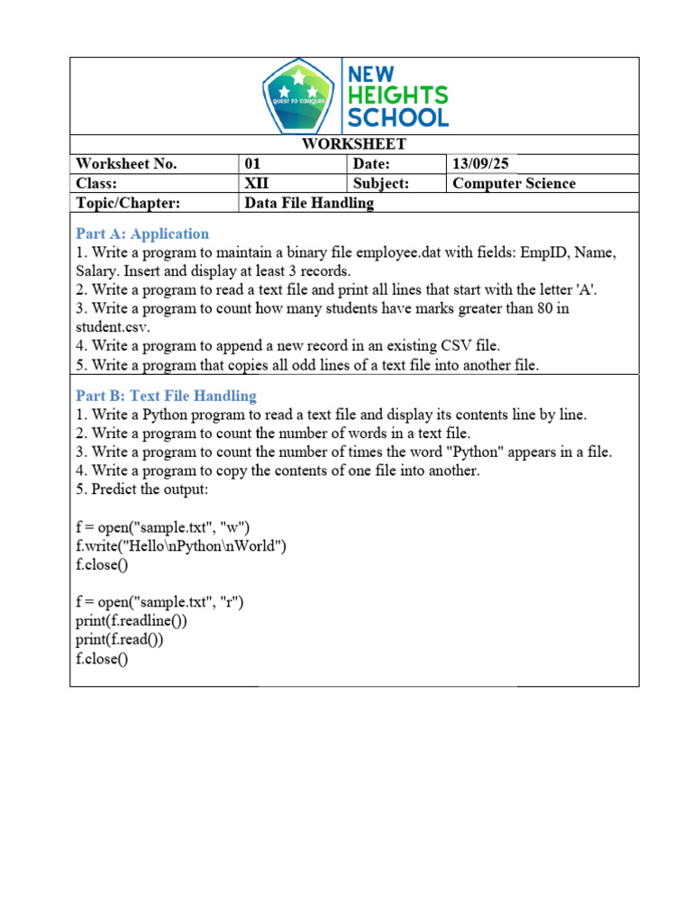Worksheet1 DFH | PDF