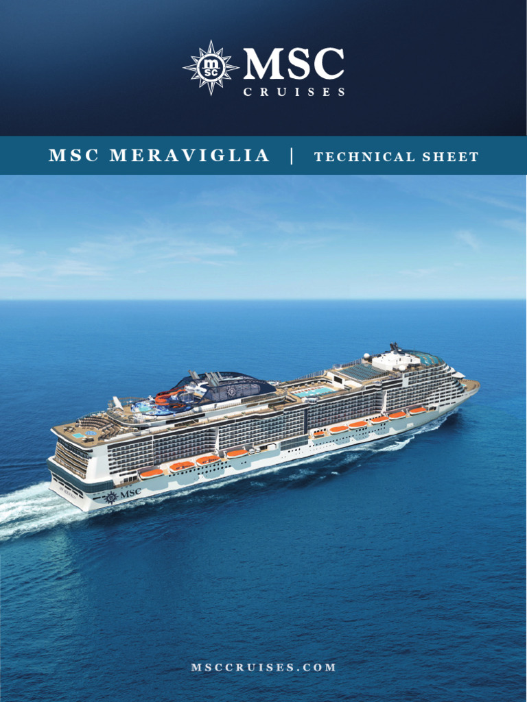 MSC Meraviglia Technical Sheet3 | PDF