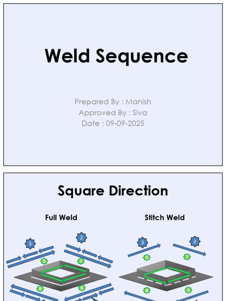 Weld Sequence | PDF