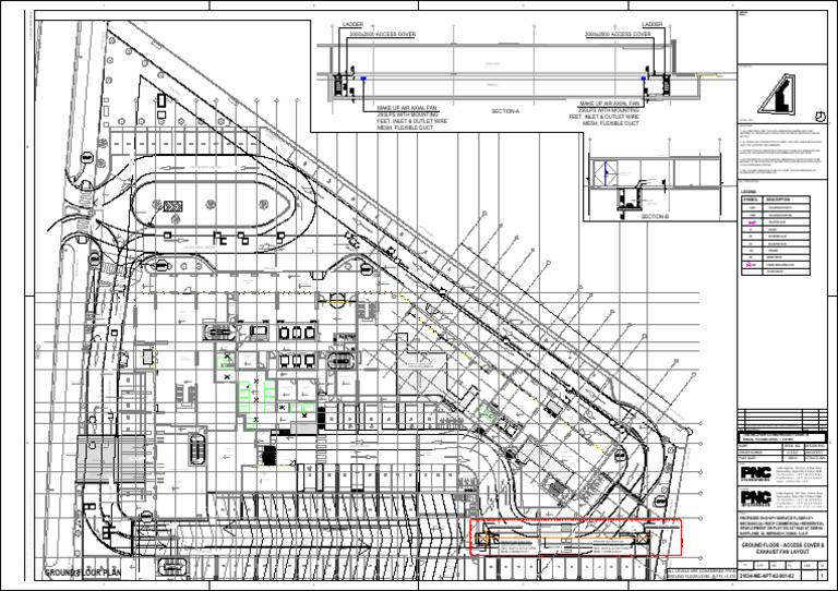 Exhaust Fan Layout for Ground Floor Plan | PDF