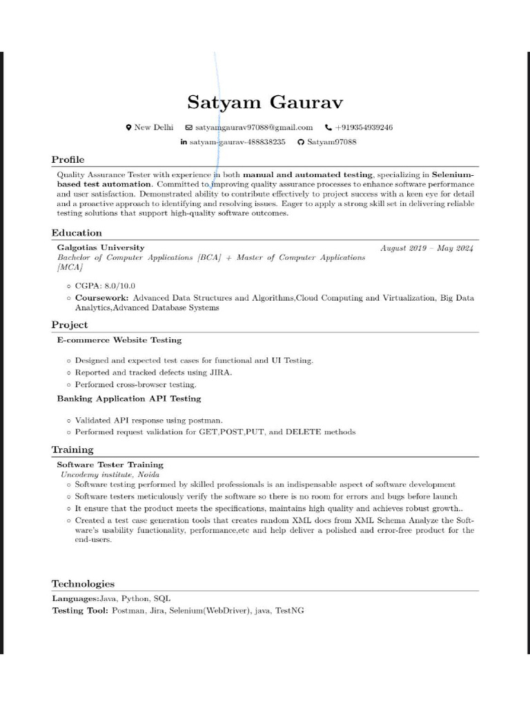 ST Resume Ee | PDF