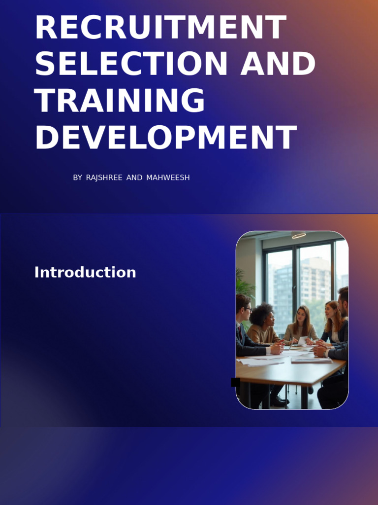 Selection and Training Strategies | PDF | Recruitment | Evaluation