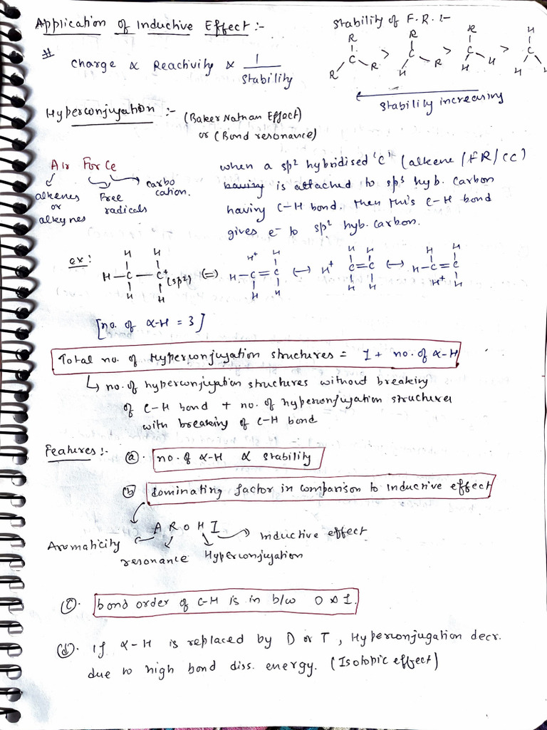 Hyper Conjugation | PDF