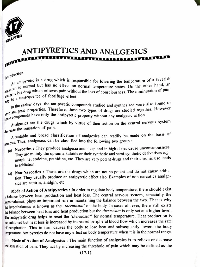 Antipyretics and Analgesics Overview | PDF | Aspirin | Analgesic