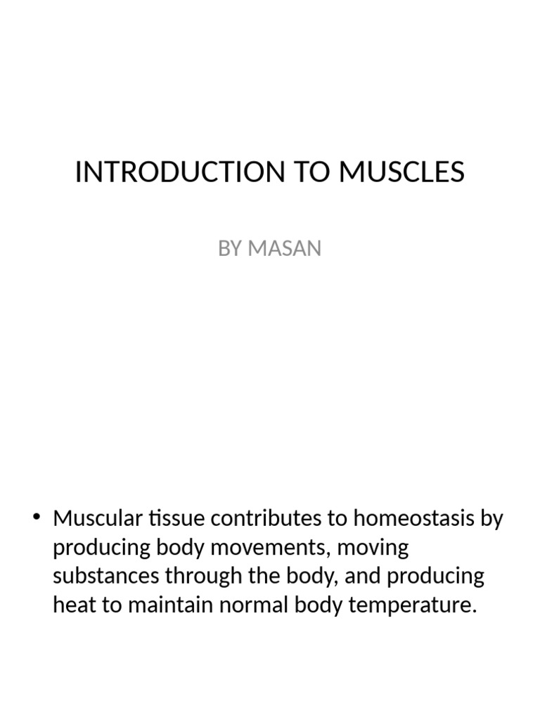 Overview of Muscle Types and Functions | PDF | Muscle | Skeletal Muscle