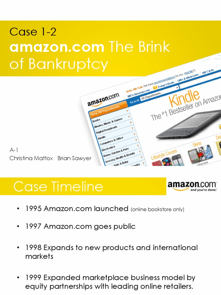 Case 1-2 Amazon - Final Presentation | PDF | Amazon.Com | Business Model