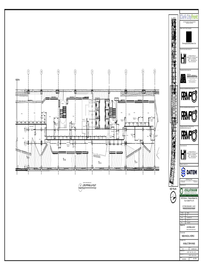 Tower 3 Upper Ground Floor LPG Piping Layout | PDF | Transport ...