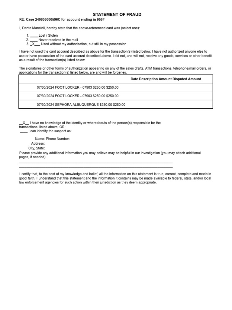 Statement of Fraud-20240805 - Signed | PDF