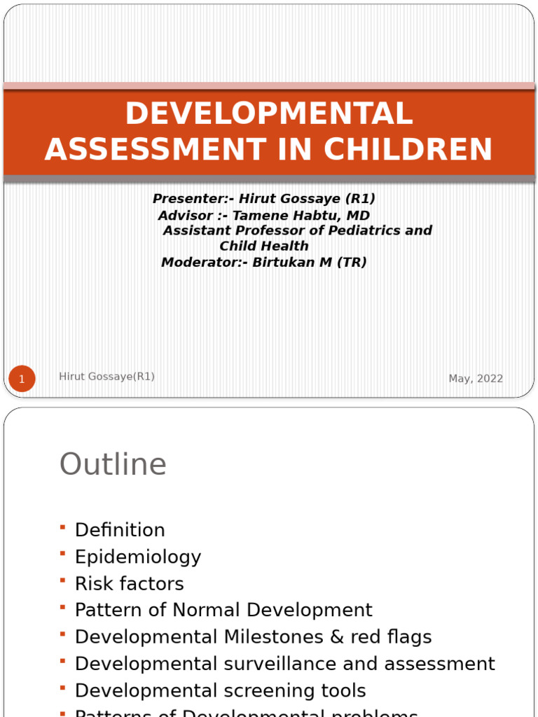 Child Developmental Assessment Guide | PDF | Child Development | Puberty