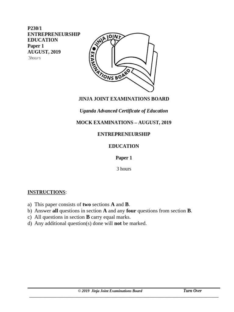 A.jjeb - Entr.ship. P.1. 2019-1 | PDF | Entrepreneurship | Business