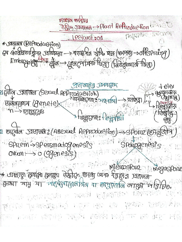Botany Chapter 10 - Plant Reproduction by Fathema Sanjana (Fahad's ...