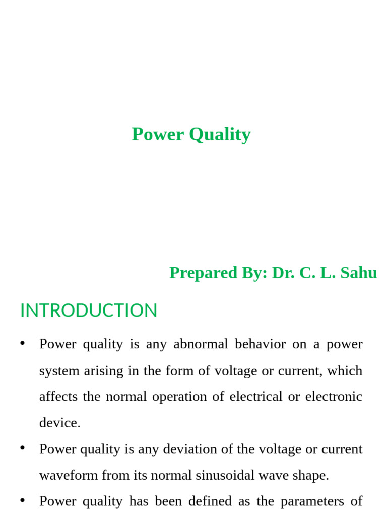 Understanding Power Quality Issues | PDF | Root Mean Square ...