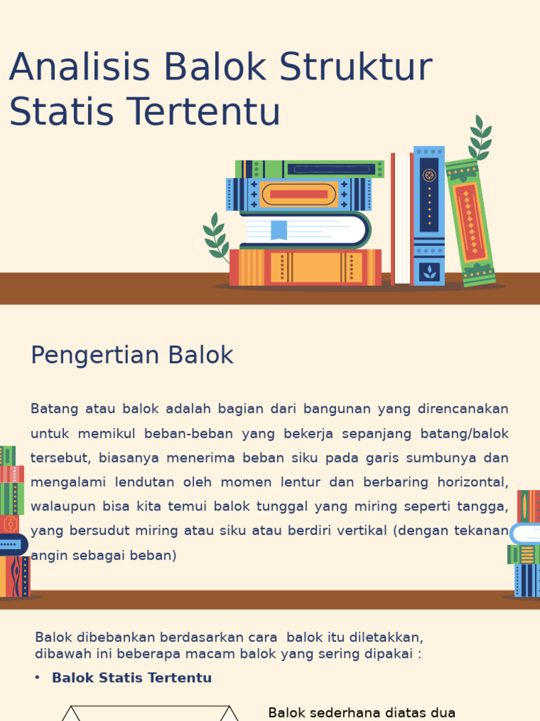 4 Analisa Balok Struktur Statis Tertentu-1 | PDF