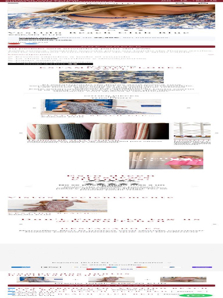 Vestido Beach Club Blue 3 | PDF