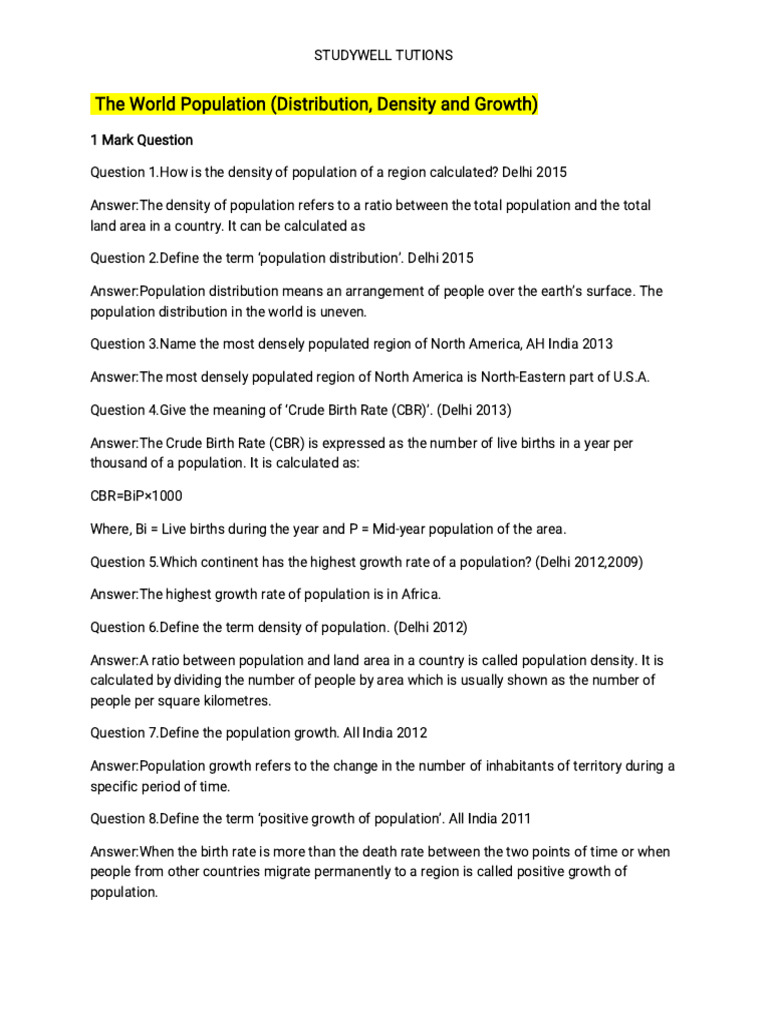 The World Popul-WPS Office | PDF | Human Migration | Population Growth