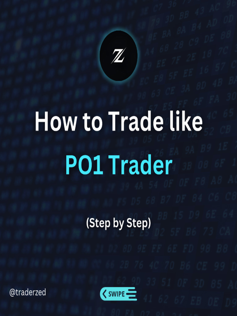 How To Trade Like PO1 Trader by Trader Zed | PDF | Private Sector ...