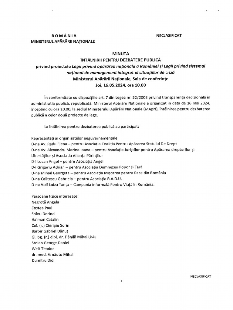 Minuta Dezbatere Publica 666fe72046f53 | PDF