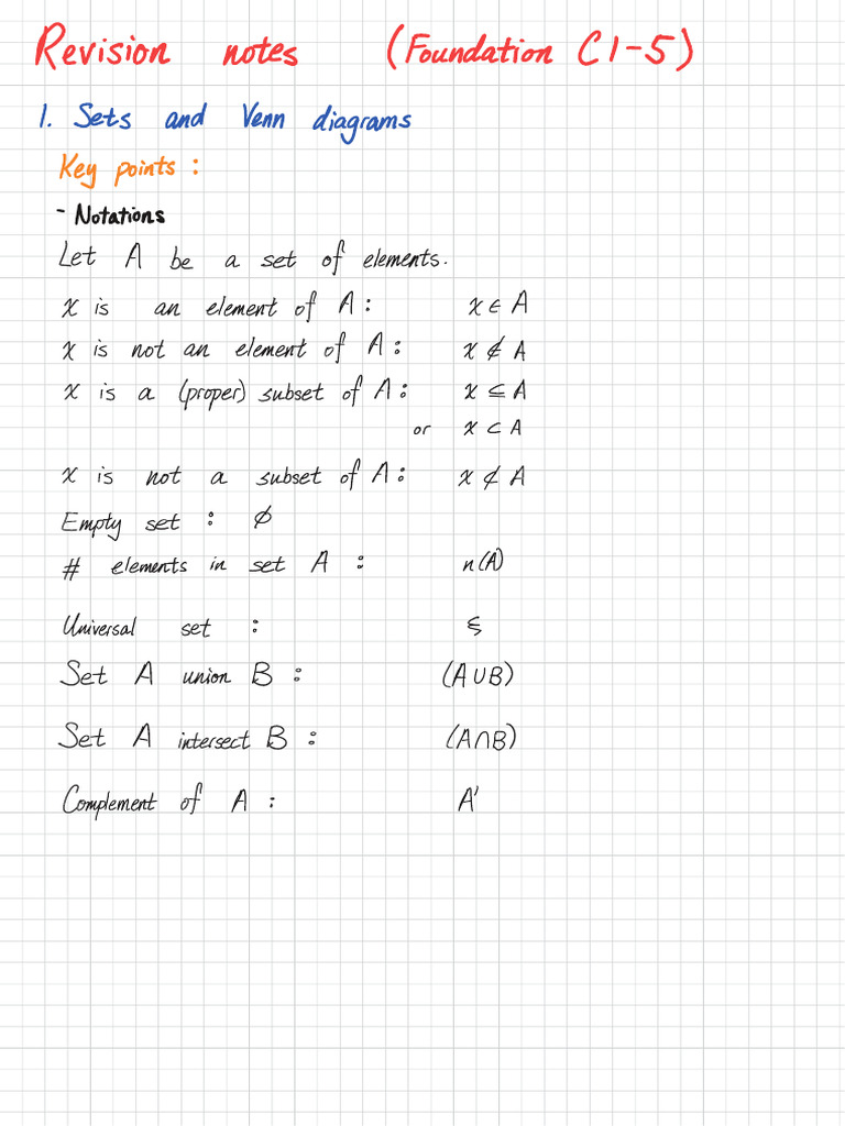 Key Concepts in Sets, Functions, and Geometry | PDF | Circle | Geometry