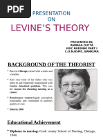 Levine's Conservation Model | PDF | Nursing | Theory