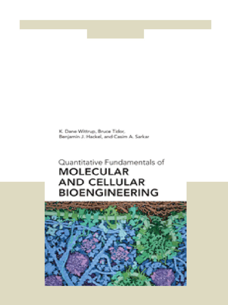 Quantitative Fundamentals of Molecular and Cellular Bioengineering ...