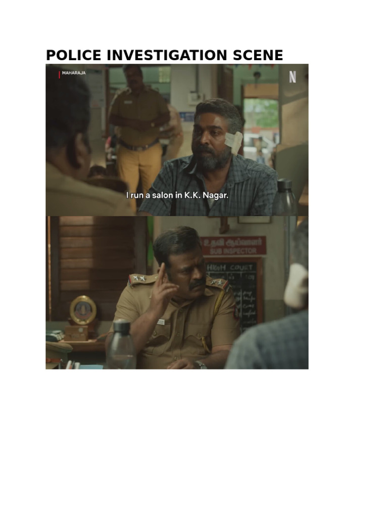 Police Investigation Scene | PDF