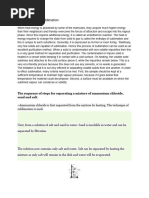 Sublimation: A Separation Technique | PDF | Transparent Materials ...