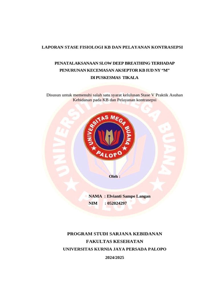 Penatalaksanaan Relaksasi untuk Akseptor IUD | PDF