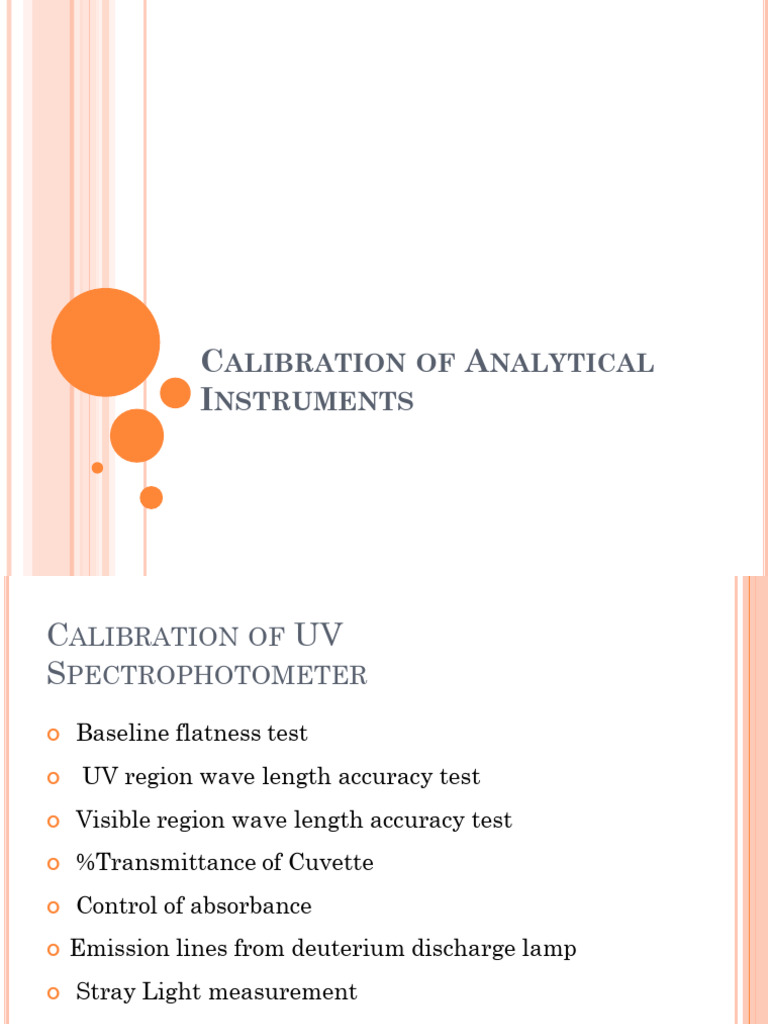 Calibration of UV & PH Meter | PDF | Ph | Calibration