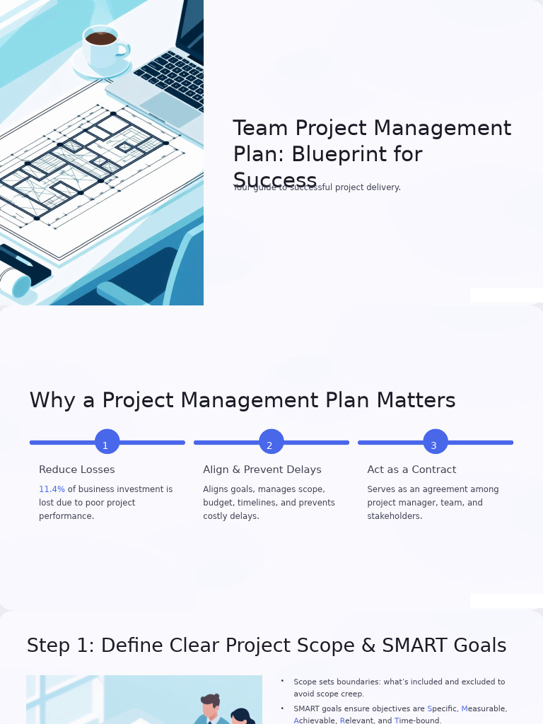Team Project Management Plan Blueprint For Success | PDF | Project Management | Business