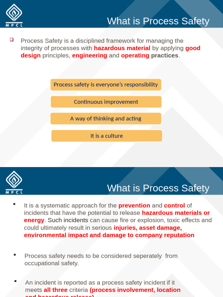 Process Safety Management | PDF | Chemical Process Engineering | Occupational Safety And Health