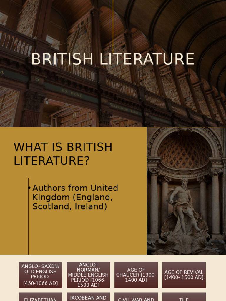 Overview of British Literature Periods | PDF | English Literature ...