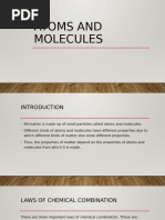 Class-9th Chapter-3 Atoms and Molecules Ncert Book | PDF | Ion | Chemical Compounds